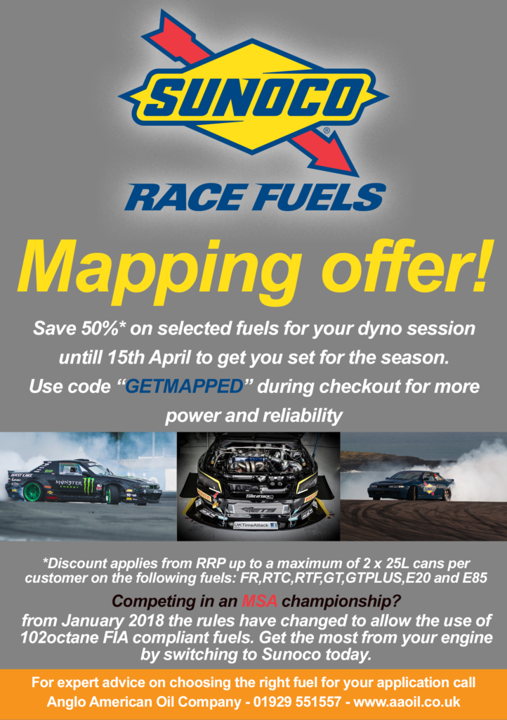 Sunoco Race Fuels mapping Offer 2018 - Sunoco Challenge